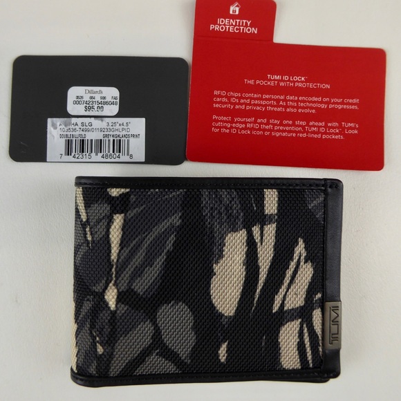 Tumi | Accessories | Tumi Alpha Double Billfold Ballistic Wallet Rfid ...